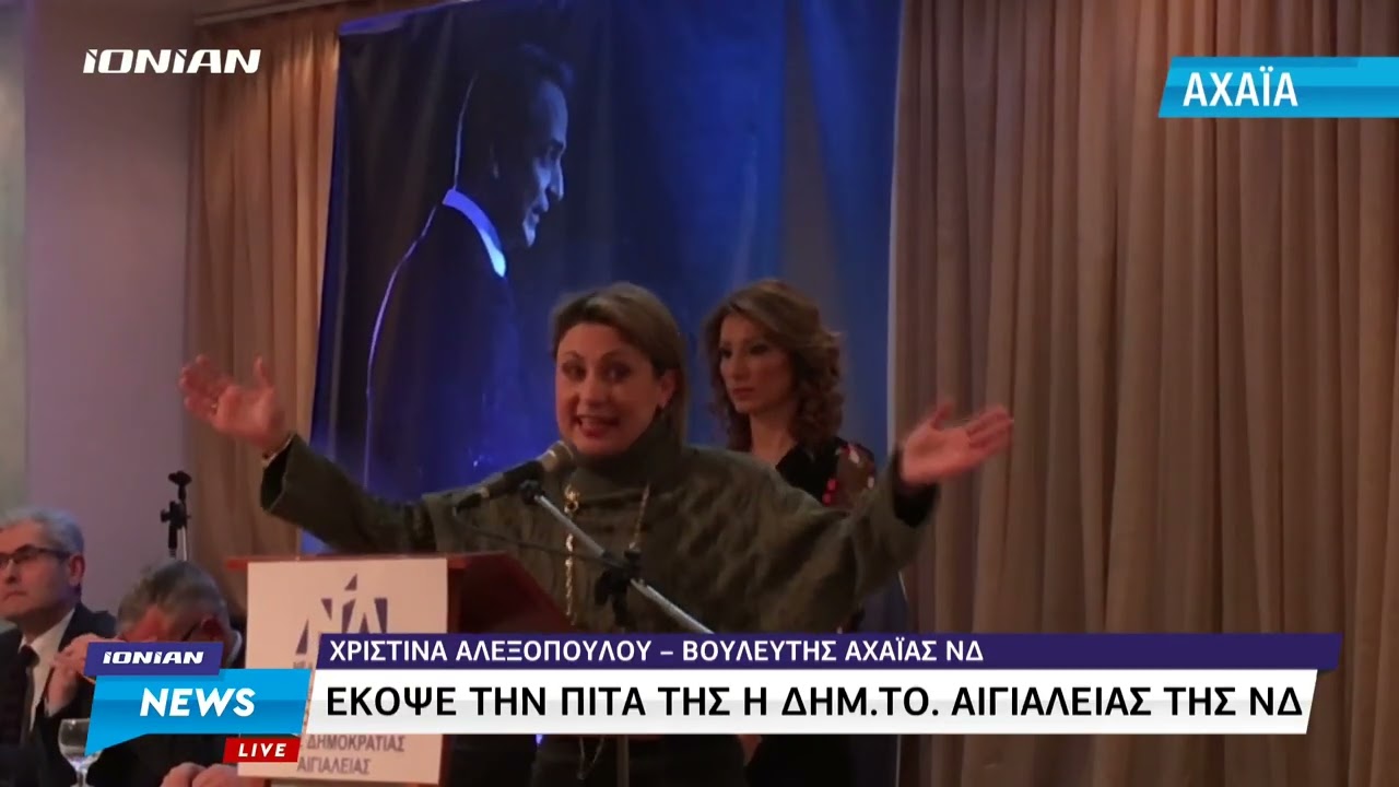 Έκοψε την πίτα της η ΔΗΜ.ΤΟ. της Νέας Δημοκρατίας στην Αιγιάλεια ...