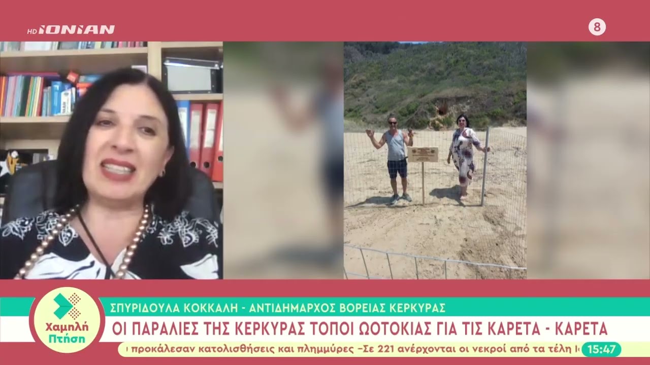 Οι παραλίες της Κέρκυρας τόποι ωοτοκίας για τις ΚΑΡΕΤΑ - ΚΑΡΕΤΑ - Ionian TV